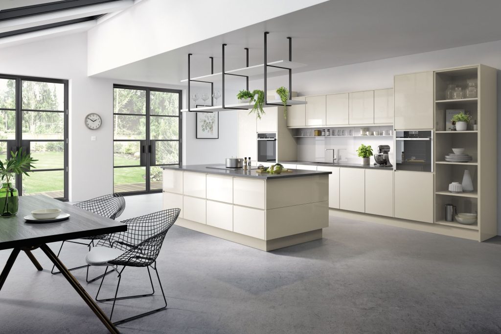 Kassel Kitchen in Gloss Ivory | Kitchen Trend